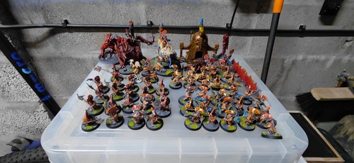 Warhammer Age of Sigmar Fyreslayers Army with Terrain and Invocations ...