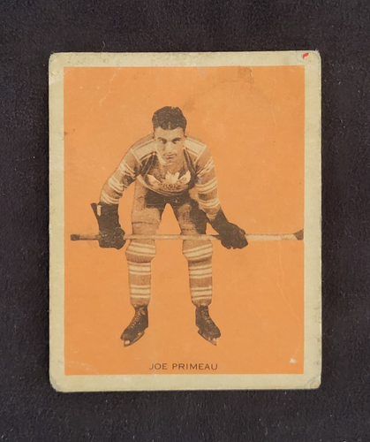1933-34 HAMILTON CHEWING GUM V288 JOE PRIMEAU ROOKIE CARD NHL HOCKEY ...