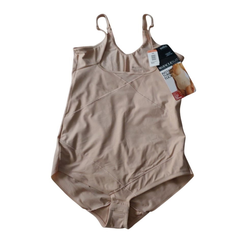 MiracleSuit Instant Tummy Tuck! Open-Bust Shaping Bodysuit Extra Firm ...