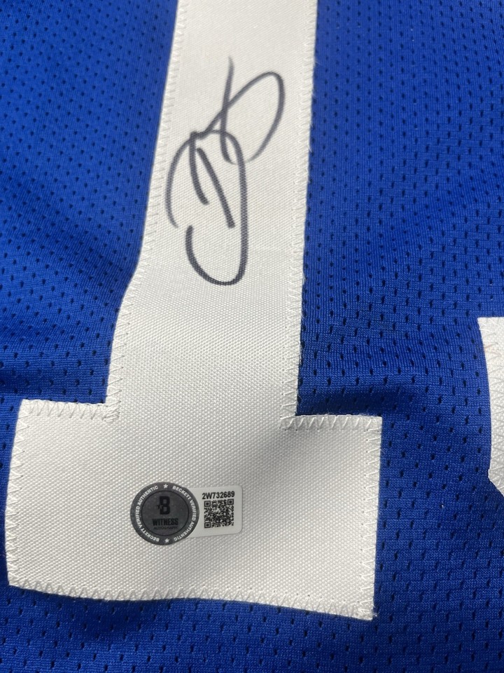 Odell Beckham Jr.signed New York Giants Custom Jersey Beckett Cert ...