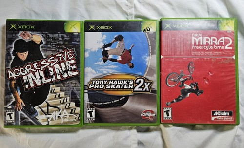 Tony Hawk Pro Skater 2X + Aggressive Inline + Dave Mirra Freestyle BMX ...