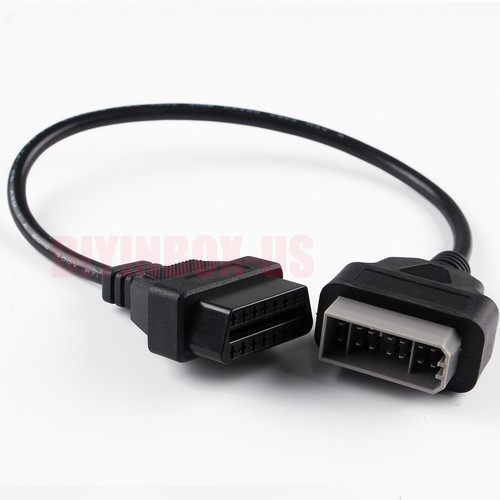 14 Pin OBD1 to 16 Pin OBD2 For Nissan Diagnostic Tool Scanner Adapter ...