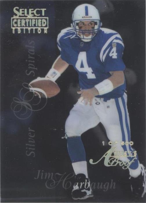 1996 Select Certified Edition - Jim Harbaugh #125 Artist's Proof /500 ...
