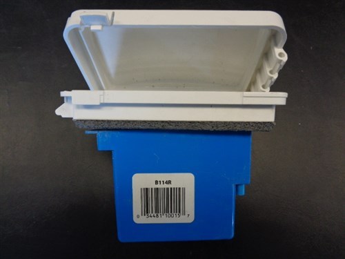 CARLON B114R ZIP BOX WITH WHITE HUBBELL GFCI & WHITE PLATE MARINE BOAT ...