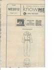 Know Me By Mimi G Sewing Pattern ME2012 Men's Jumpsuit 34-36-38-40-42 ...