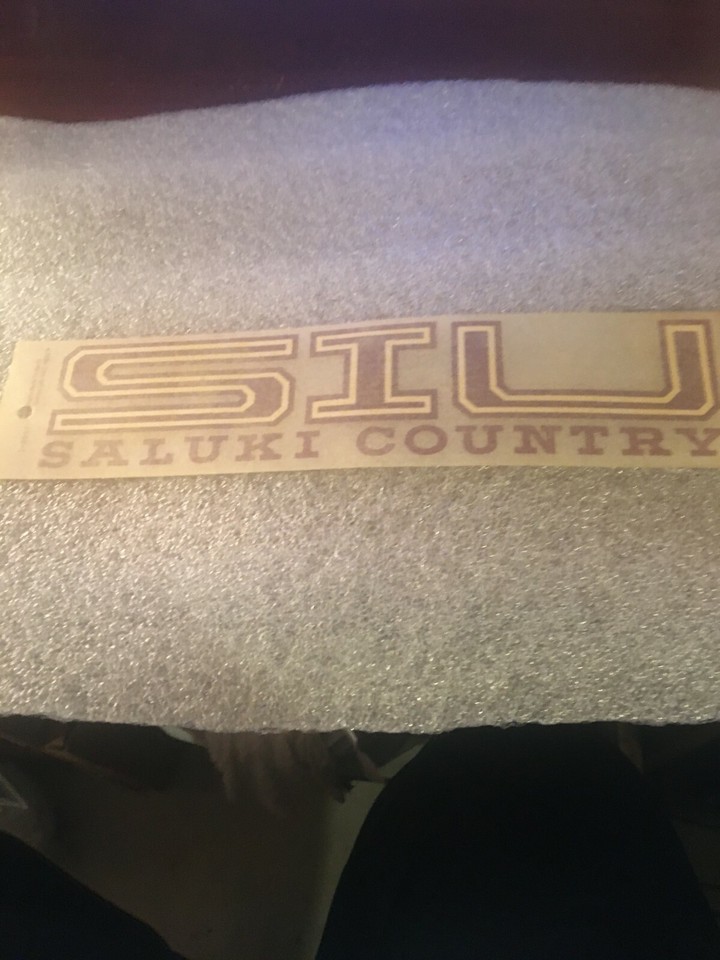 Southern Illinois University SIU Saluki Country Sticker/Decal Vintage ...