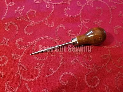 Pattern Making- Wooden Handle Awl Sewing Tools Hole | eBay