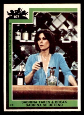 1977 OPC O-Pee-Chee Canada Charlie's Angels #107 Sabrina Takes A Break ...