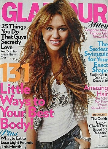 MILEY CYRUS May 2009 GLAMOUR Magazine | eBay