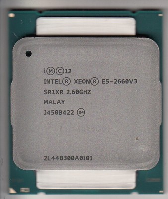 INTEL XEON E5-2660 V3 SR1XR 2.6GHZ+ 25MB L3 10-CORE LGA2011-3 (CPU ONLY ...