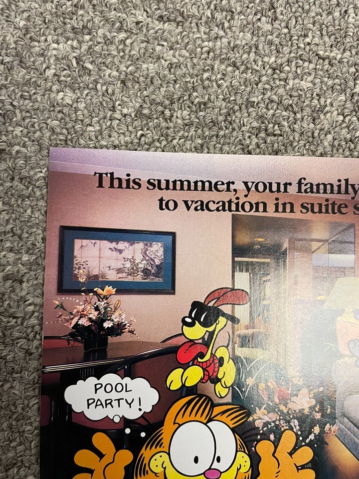 1987 Print Ad - Embassy Suites Hotels - Garfield Pool Party Cartoon 10 ...