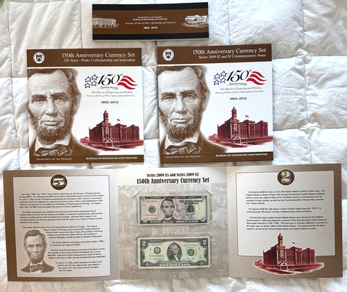 US Mint BEP 150th Anniversary Currency Set Limited Editn B15012 Unique ...