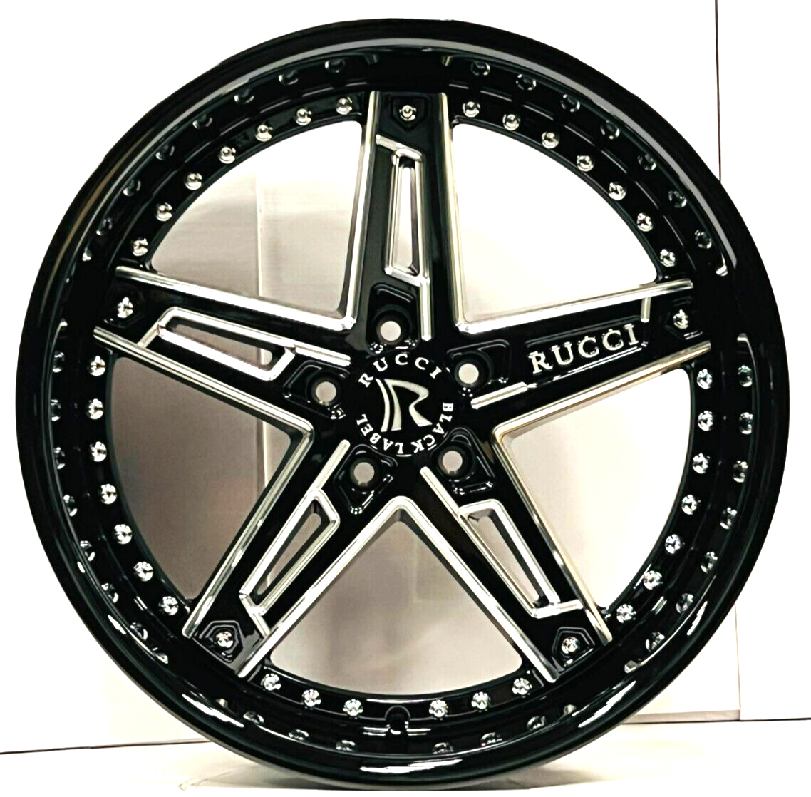 20X10 RUCCI BLACK LABEL BOLT PATTERN 5X112 MERCEDES/AUDI/VOLKSWAGEN ...