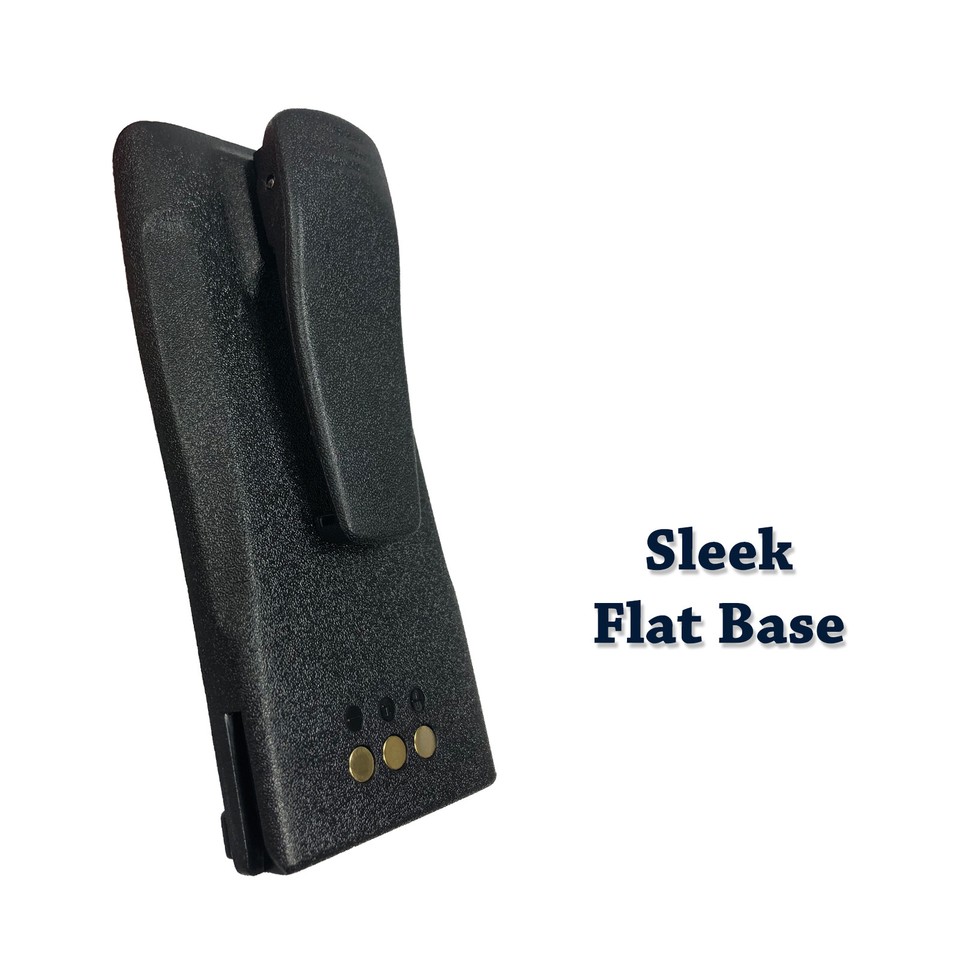 Flat Back High Capacity Li-Ion Battery for Motorola Radios NNTN4970 ...