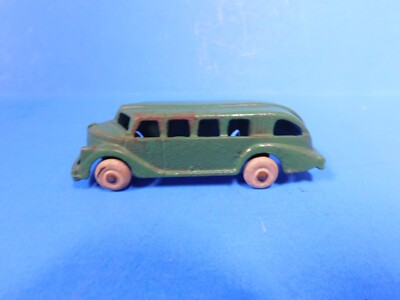 Vintage Hubley Cast Iron Green Streamline Bus *SB | eBay