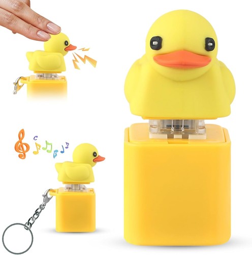Quacking Duck Keychain Fidget Toy , Keyboard Keycaps That... | eBay