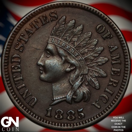 1885 Indian Head Cent Penny A4448 | eBay