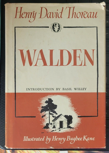 1951 WALDEN Life in the Woods by Henry David Thoreau Henry Bugbee Kane ...