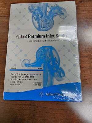 Agilent 5190-3158 Inlet septa, Advanced Green, non-stick, 11 mm, 50/pk ...