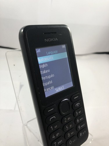 Nokia 130 RM-1037 EE Network Black Reliable Simple Mobile Phone 4MB RAM ...