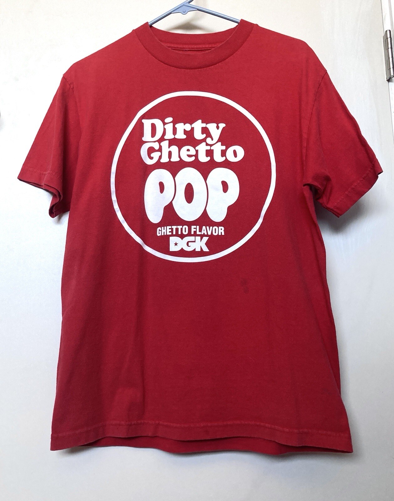 DGK ~ Dirty Getto Kids ~ “Dirty Ghetto POP” Ghetto Flavor T-shirt, Red ...