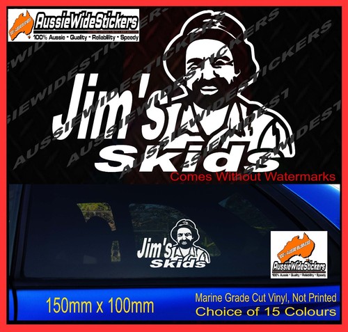 JIMS SKIDS Car Vinyl Decal Sticker Quality Funny Jim's Drift AUSSIE ...