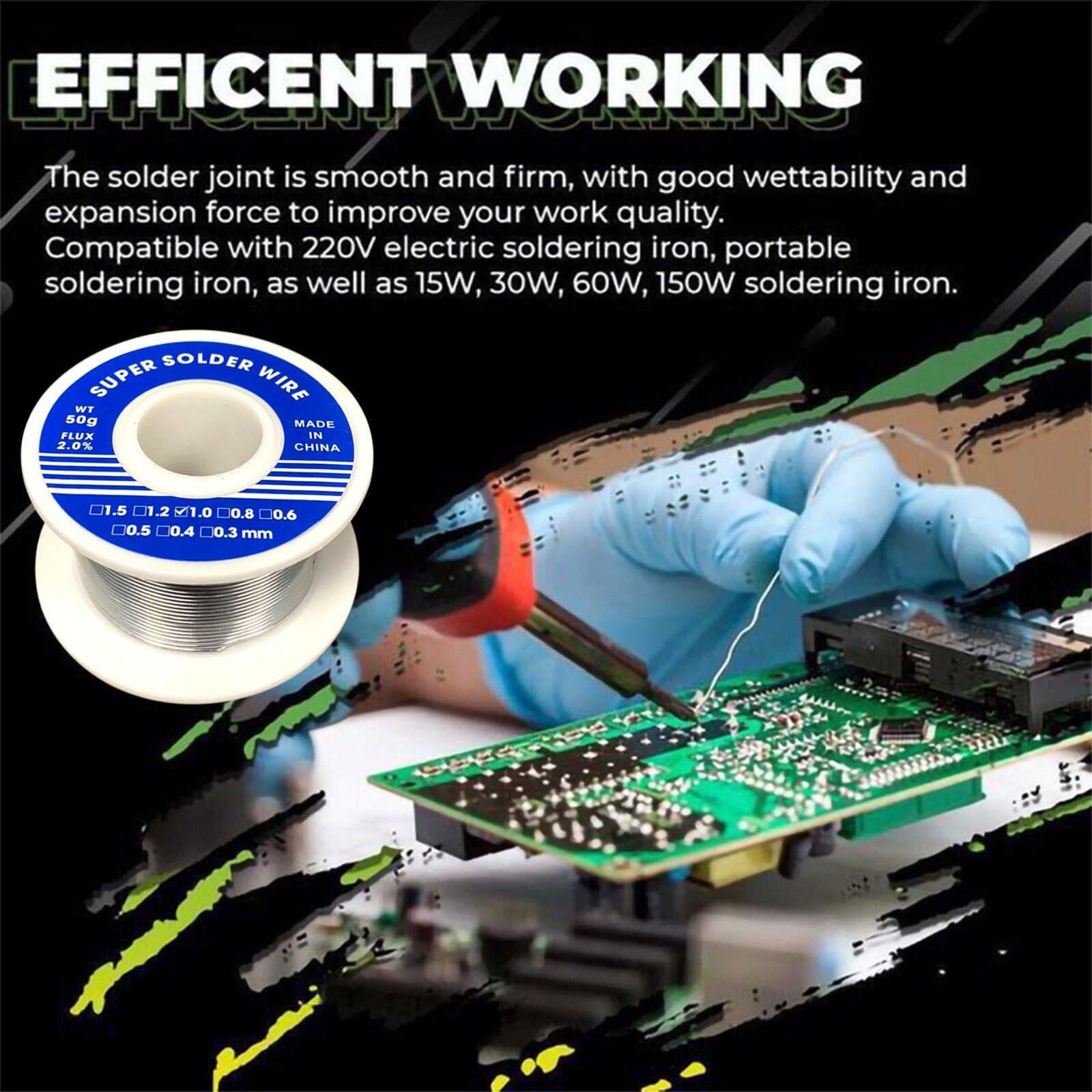 Aluminum Stainless Steel Lighter Solder Flux Paste + Wire Soldering ...