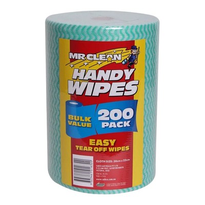 Mr. Clean Extra Strong Handy Wipes Roll 200 sheet | eBay Australia