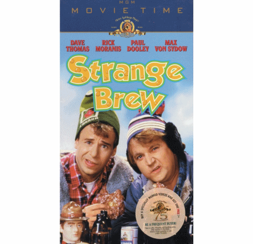 Strange Brew VHS Tape Canada Comedy SCTV Dave Thomas Rick Moranis 1983 ...