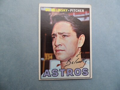 Bo Belinsky 1967 Topps Card No. 447 EX | eBay