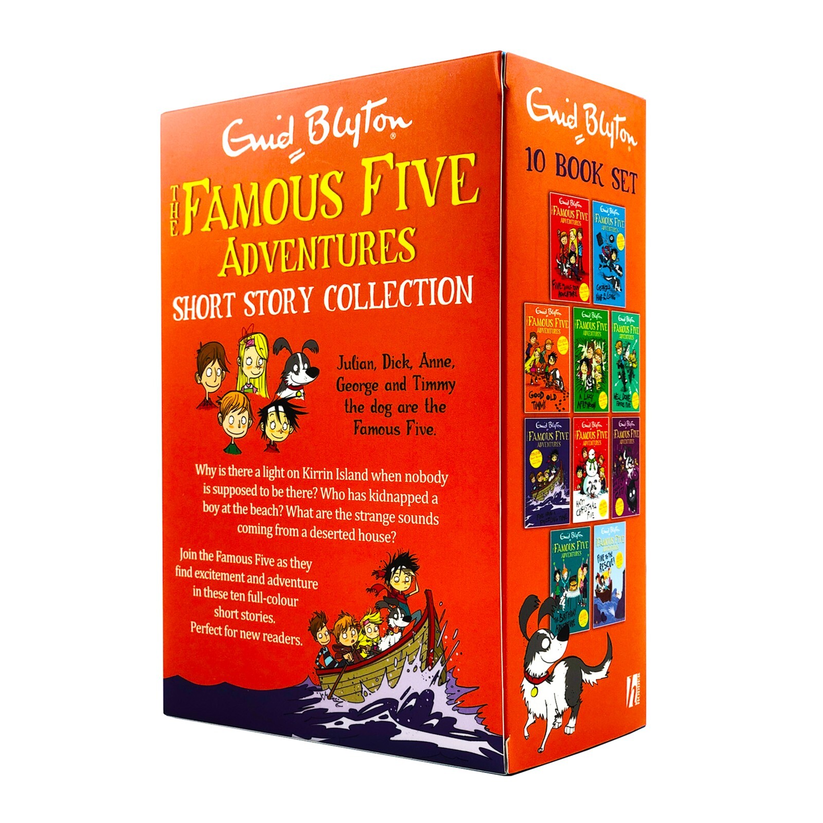 Famous Five Short Story Collection 10 Books Adventure Box Set by Enid ...