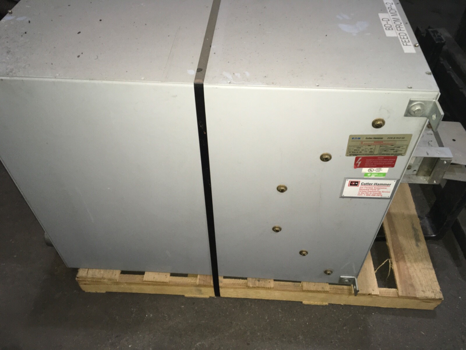 Eaton Cutler Hammer Bus way tap box, #64SL, #MPG01444, 480v, 1600amp ...