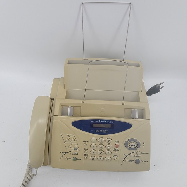 2 Brother Intellifax 775 Plain Paper Thermal Transfer Fax Copier Phone ...