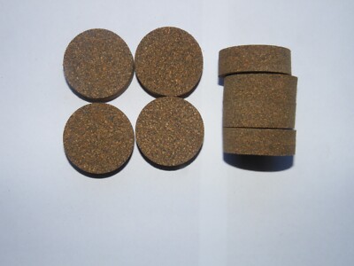 8 RUBBERIZED CORK RINGS 11/2"X1/2" NO BORE BLACK FINE GRAIN | eBay