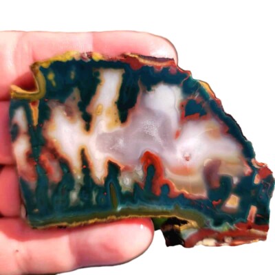 High Grade Idaho Sunset Jasper Slab! Lapidary Stone Slab! | eBay