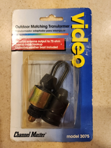 OB-6100 Outdoor Balun TV Antenna Transformer 300 to 75 ohm spade lugs ...