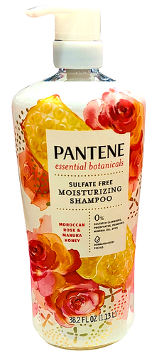 Pantene Essential Botanical Rose + Honey Moisturizing Shampoo 38.2 Oz ...