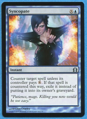 MAGIC MTG Return to Ravnica RTR #54 Syncopate UNCO | eBay