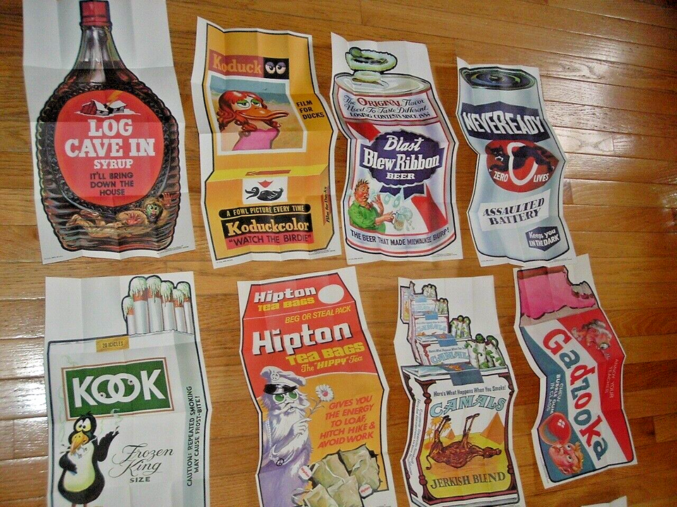 1974 Topps Wacky Packages Small 2nd Print Posters Full Set of 24 Sharp ...