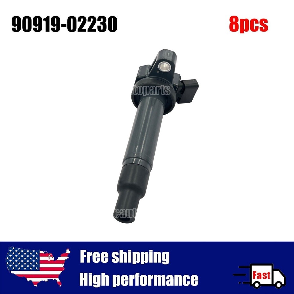 NEW Genuine 8PC Denso Ignition Coil for Toyota Tundra 4.7L V8 90919 ...