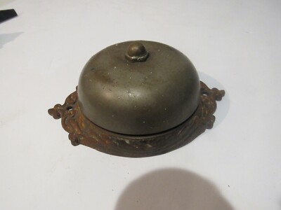 ANTIQUE Eastlake Aesthetic Style DOOR BELL Cover Cast Bronze 6 x 3" | eBay