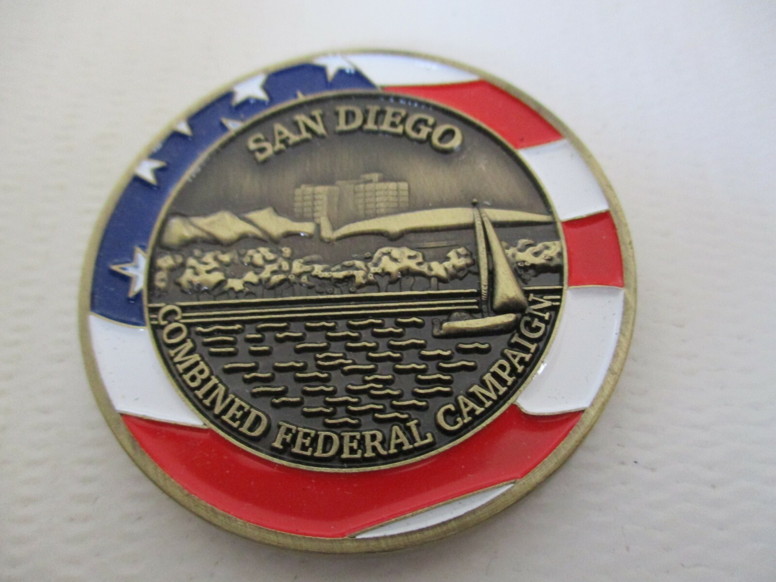 Combined Federal Campaign CFC San Diego California Challenge Coin CA 2 ...