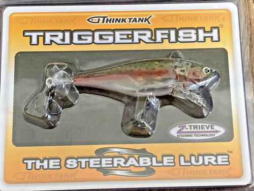 NEW LOT 3 TRIGGERFISH CRANKBAITS THINK TANK STEERABLE LURES MED DIVER ...