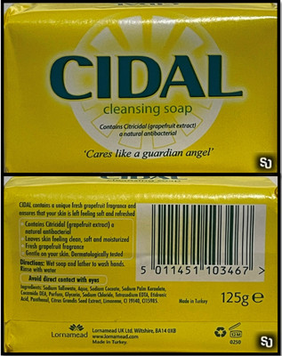 CIDAL Cleansing Soap a Natural Antibacterial 125g | eBay