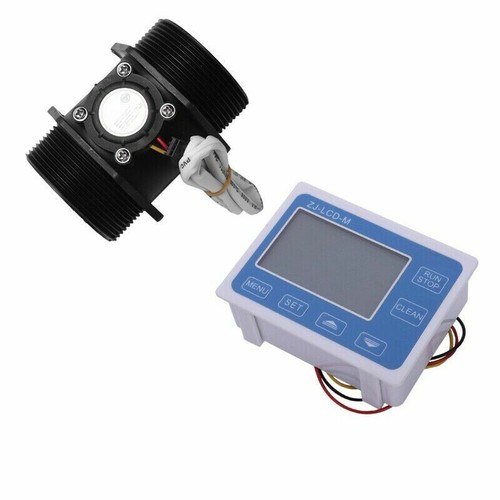 2 Inch Flow Rate Water Sensor Meter+Lcd Digital Display Control & DN50 ...