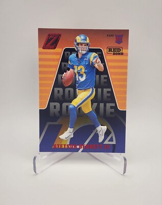 2023 Panini Zenith #181 Stetson Bennett IV Red Zone RC Rookie Los ...