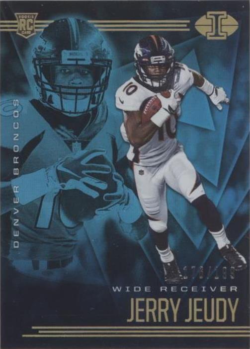 2020 Panini Illusions - Jerry Jeudy #17 Trophy Collection Light Blue ...