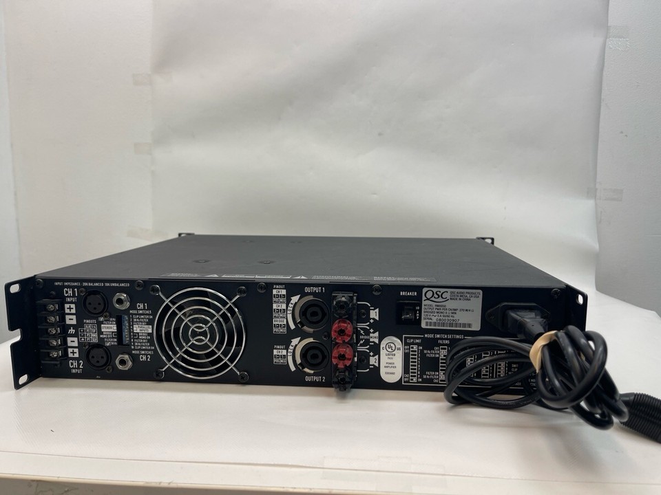 QSC AUDIO RMX850 2 Channel Professional Power Amplifier | eBay