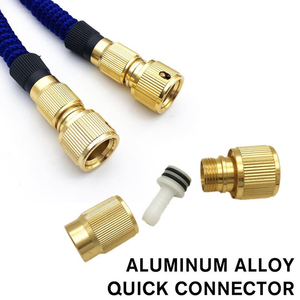 2pcs Expandable Hose Repair Adaptor Garden Hose Fitting Brass Hose ...