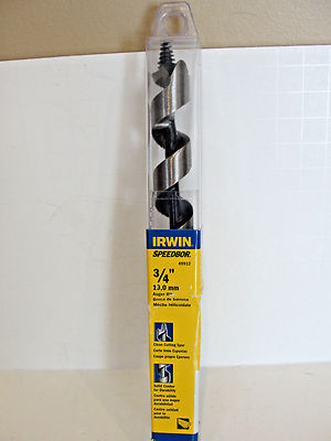 Irwin Industrial Tools Speedbor 3/4-Inch Solid Center Auger Bit ...